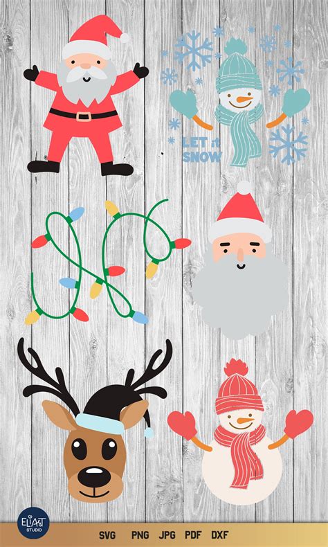 Christmas Decorations Bundle Christmas Decoration Svg