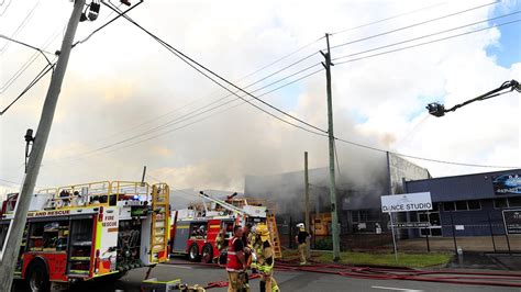 Industrial Commercial Building Fire On Chetwynd Street At Loganholme
