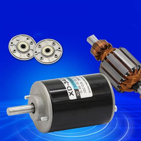 Permanent Magnet Dc Motor 12v 3500rpm 30w Adjustable Speed Cw Ccw Dual