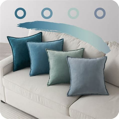 Nostheart Velvet Throw Pillow Covers 18x18 Inch Set Of 4 Sofabed