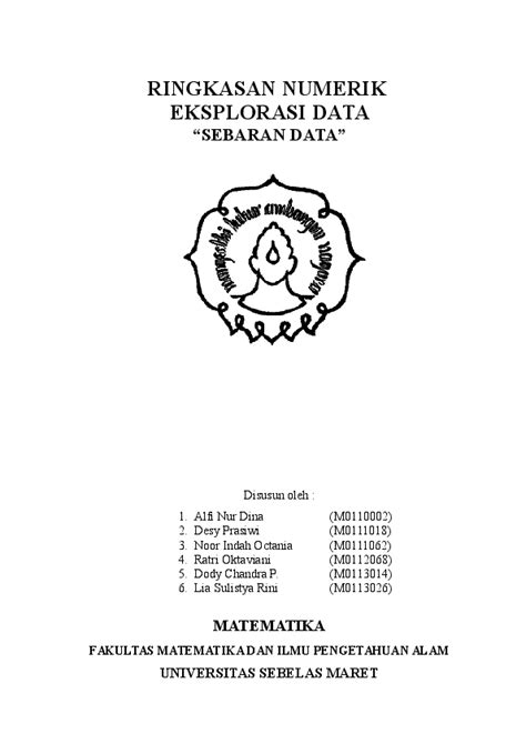 Doc Eksplorasi Data Sebaran Data