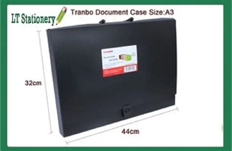 Tranbo Document Case With Handle Size A3 Lazada Ph