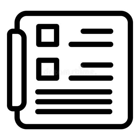 Clipboard Showing Checklist With Checkboxes For Task Management Stock Illustration