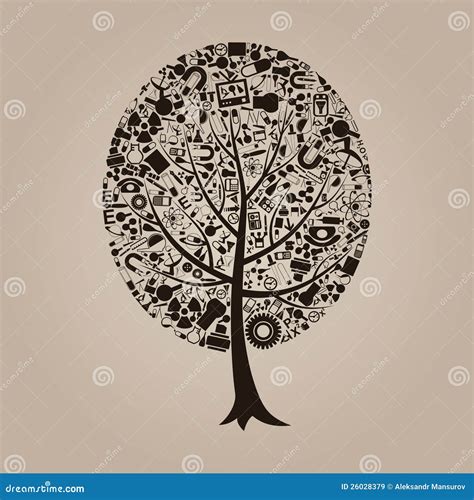 Tree A Science Stock Illustration Illustration Of Chemistry