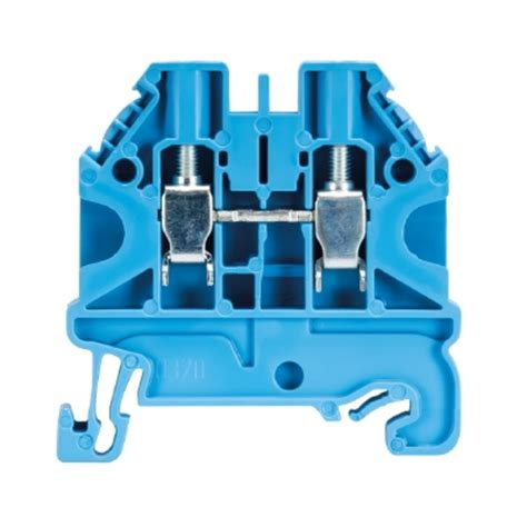 Feed Through DIN Rail Terminal mm² mm Blue