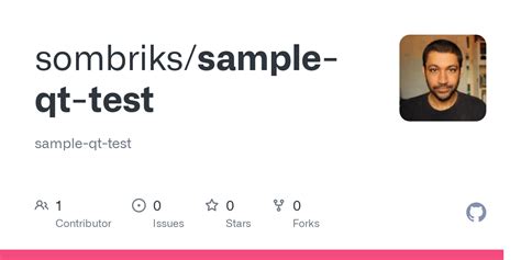 GitHub Sombriks Sample Qt Test Sample Qt Test