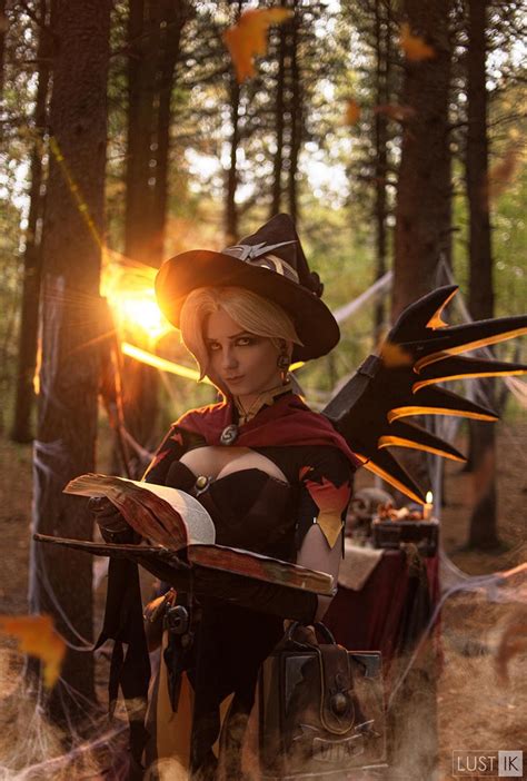 Mercy Overwatch Witch Cosplay Blizzard By Agflower On Deviantart