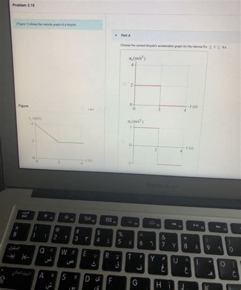 Solved Problem 219 Figure 1 Shows The Velocity Graph Of A