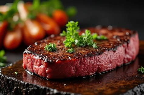 Gourmet Beef Dish Preparation Steak Cooking Process Stock Illustration Illustration Of