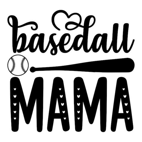 Premium Vector Baseball Mom Svg