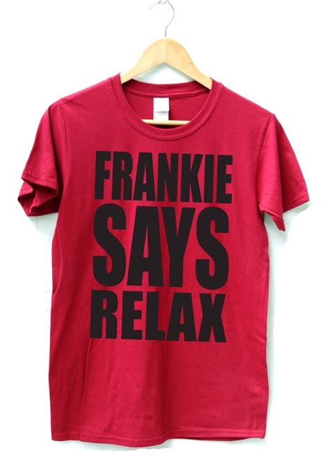 Items Similar To Frankie Says Relax 80s Style T Shirt Fancy Dress