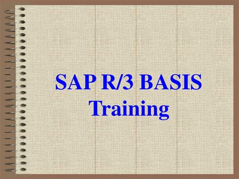 Ppt Sap R 3 Basis Training Powerpoint Presentation Free Download