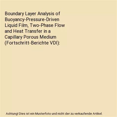 Boundary Layer Analysis Of Buoyancy Pressure Driven Liquid Film Two Phase Flow Eur 2520