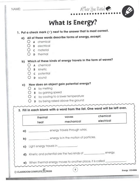 Free Printable Classifying Matter Worksheets For Effective Learning