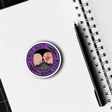 Smut Slut Book Club Sticker Confused By Creation
