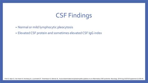 Acute Disseminated Encephalomyelitis Ppt