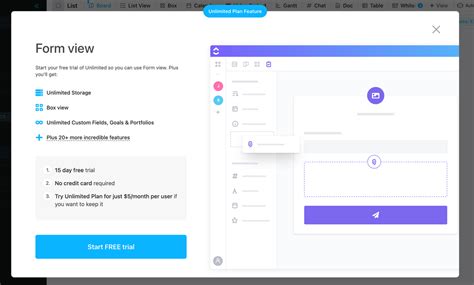 how to create forms in clickup