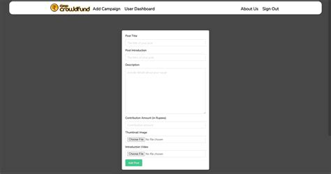 Github Varad 13 Django Crowdfund Crowdfunding Platform Based On