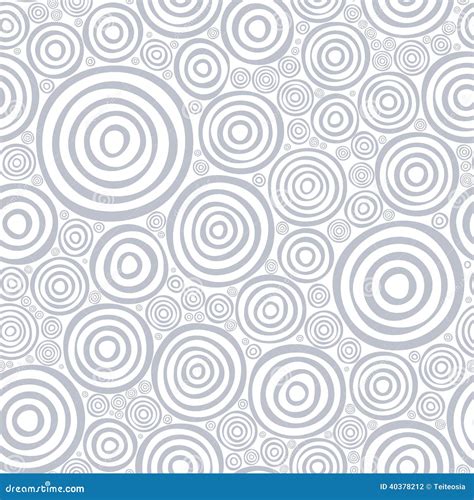 Circle Seamless Pattern Stock Vector Illustration Of Ornamental 40378212