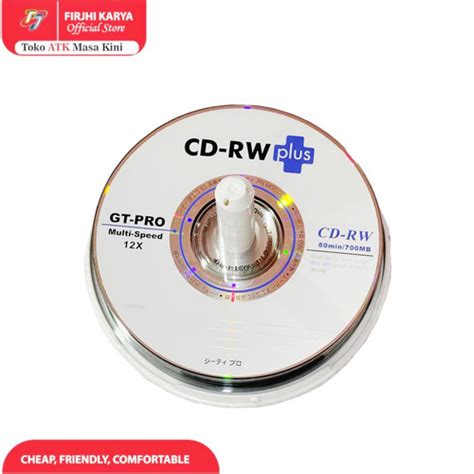 Jual Kaset Kosong Kapasitas 700 MB Dengan Kecepatan Ganda 12 X CD RW Plus G Jakarta Timur