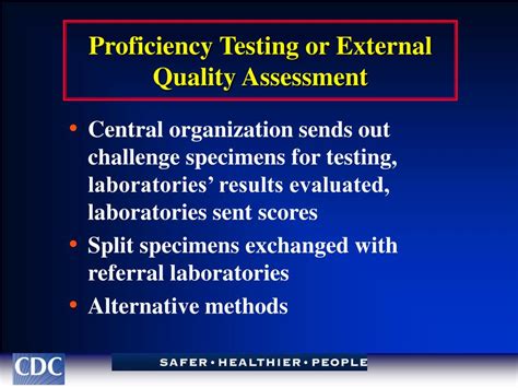 Ppt Developing An External Quality Assessment Eqa Program Powerpoint Presentation Id 381139