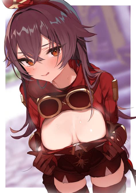 Amber Genshin Impact Drawn By Pomesaurus Danbooru