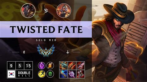 Twisted Fate Mid Vs Qiyana Kr Challenger Patch 1414 Youtube