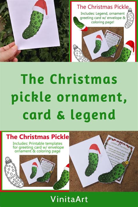 Free Printable Christmas Pickle Poem Printable Prntbl