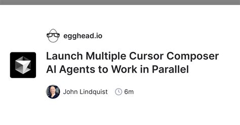 Launch Multiple Cursor Composer Ai Agents To Work In Parallel
