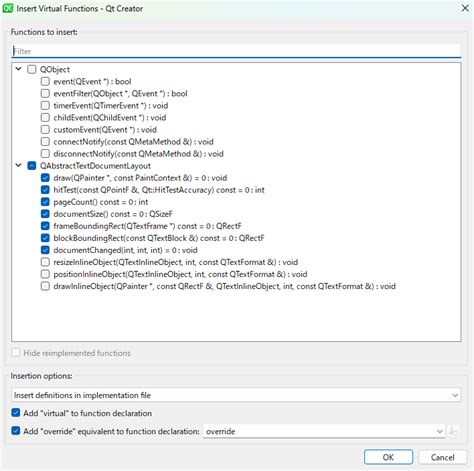 C How Can I Write A Very Basic Custom Qabstracttextdocumentlayout