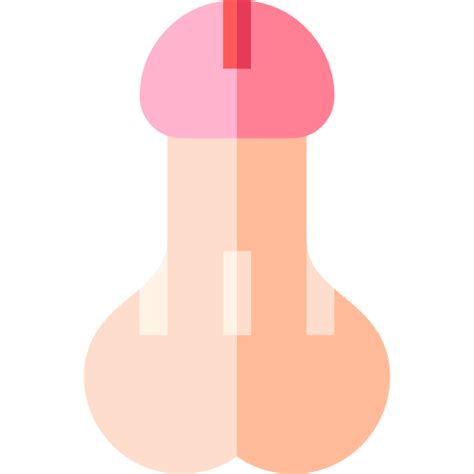Penis Basic Straight Flat Icon