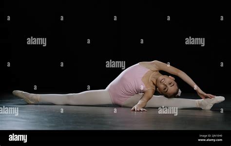 Teenager Motivated Flexible Professional Acrobat Ballerina Dancer Girl
