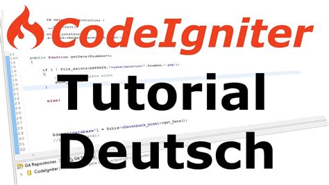 Codeigniter Tutorial Deutsch Lektion 9 Grundlegene Funktionen