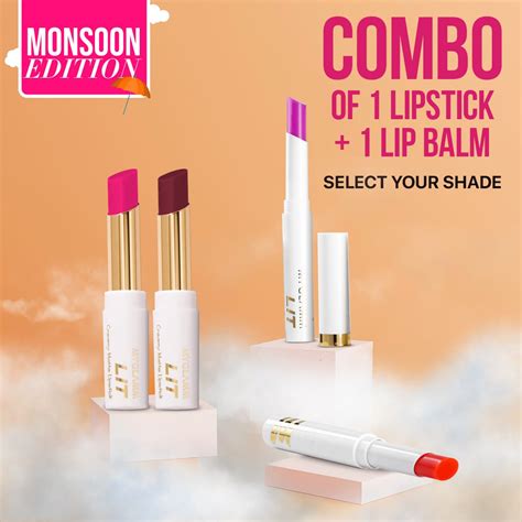 Myglamm Lit Creamy Matte Lipstick And Ph Lip Balm