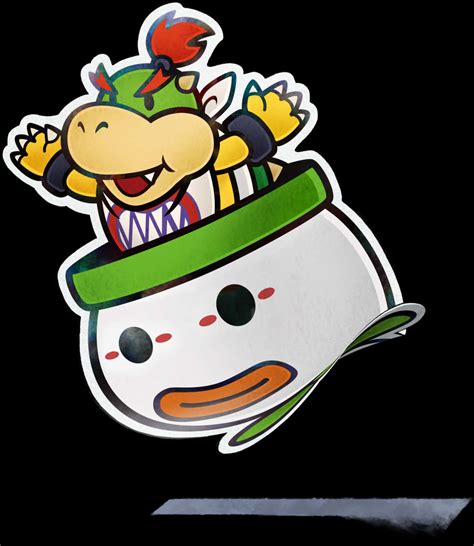 Bowser Jrin Koopa Claw Copter Sticker Png Image