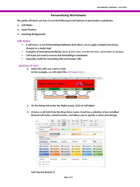M2 T7 Personalizing Worksheets Pdf Worksheet Microsoft Excel