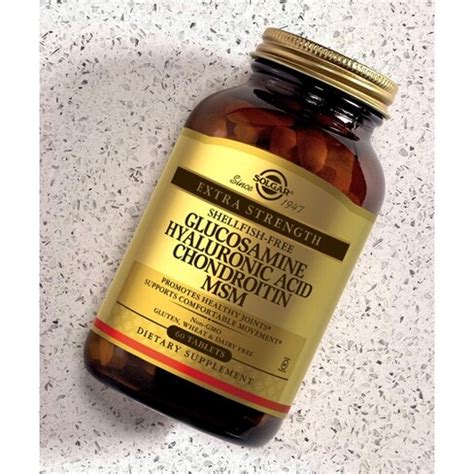 Solgar Glucosamine, Hyaluronic Acid, Chondroitin and Msm SweetCare ...