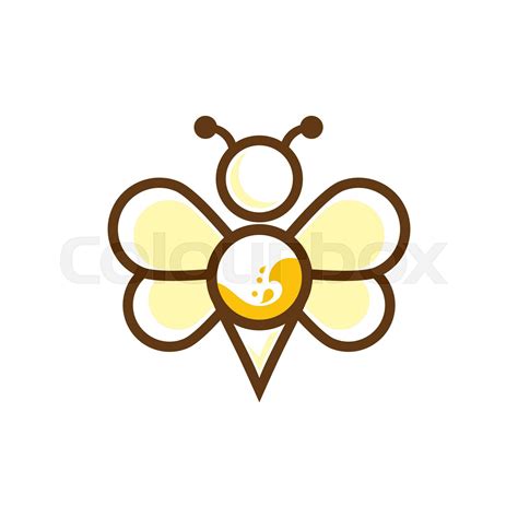 Bee Element Vector Icon Design Stock Vector Colourbox
