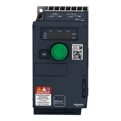 Atv320u02m2c 变频器 Atv320 018kw 200240v 单项（紧凑型） 施耐德电气