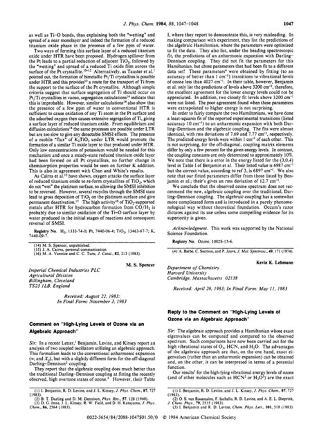 Phys Chem 198488 1047 As Well As
