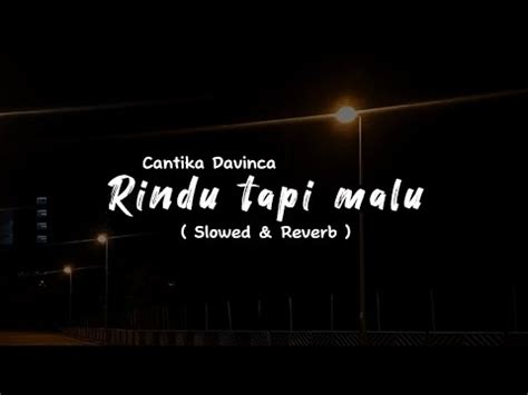 Rindu Tapi Malu Cantika Davinca Slowed Reverb Youtube