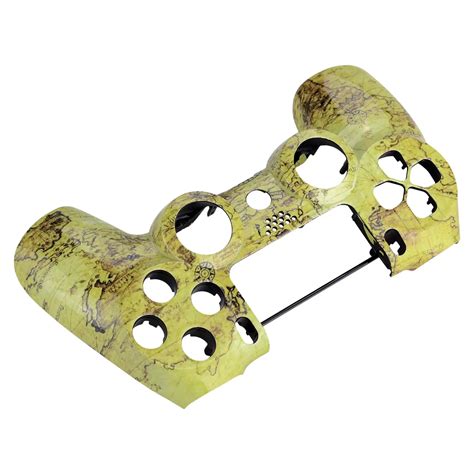EXtremeRate Map For Age Of Discovery Cover Faceplate Hydro Dipped Front Housing Shell Case Kit