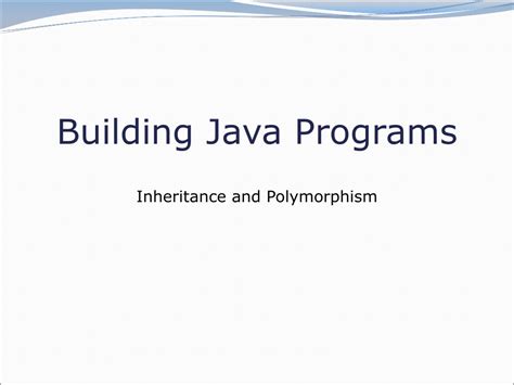 Ppt Building Java Programs Powerpoint Presentation Free Download