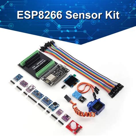 5 ESP8266 NODEMCU Lua Basic Learning DIY Starter Kit Jumper Wire For