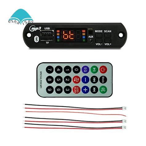 Bluetooth 5 0 MP3 Player Decoder Board FM Radio TF USB 2X40W AUX Module Receiver JQ D063BT Kit