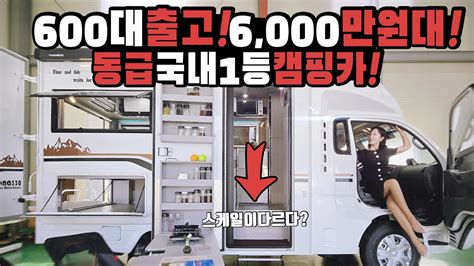 캠핑카 10년간 단일모델600대 출고 대출없는 탄탄한 회사 미친 가격 미친 레이아웃 부가세포함6000만원대 캠핑이 쉽다 리무진캠핑카 소나330 Youtube