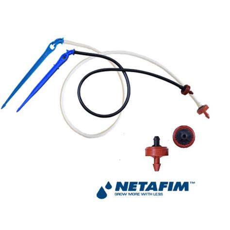 100 X Netafim 2l Pcj Dripper Set Fertigasi Irrigation System 100 Polybags Shopee Malaysia