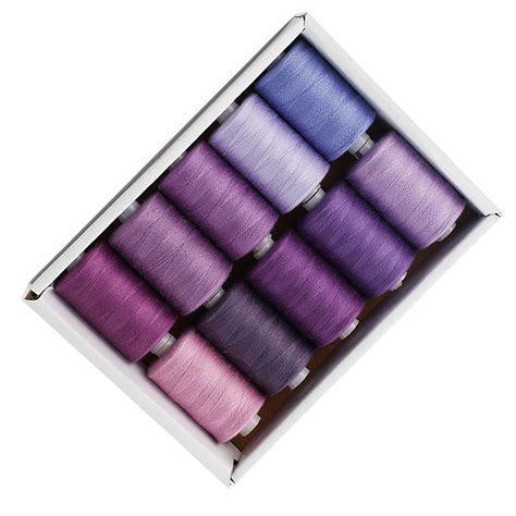 12 Piece Sewing Thread Polyester Thread 1000 Yards Per Spool Colorful Assorted Thread For Hand