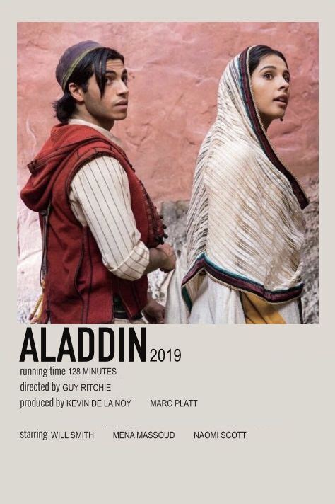Aladdin Minimalist Movie Poster Film Posters Vintage Aladdin Movie