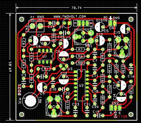 Circuit Diagram Of Microphone Echo Circuit Diagram